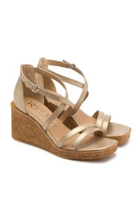 RYŁKO High heeled sandals - beige - Zalando.ie