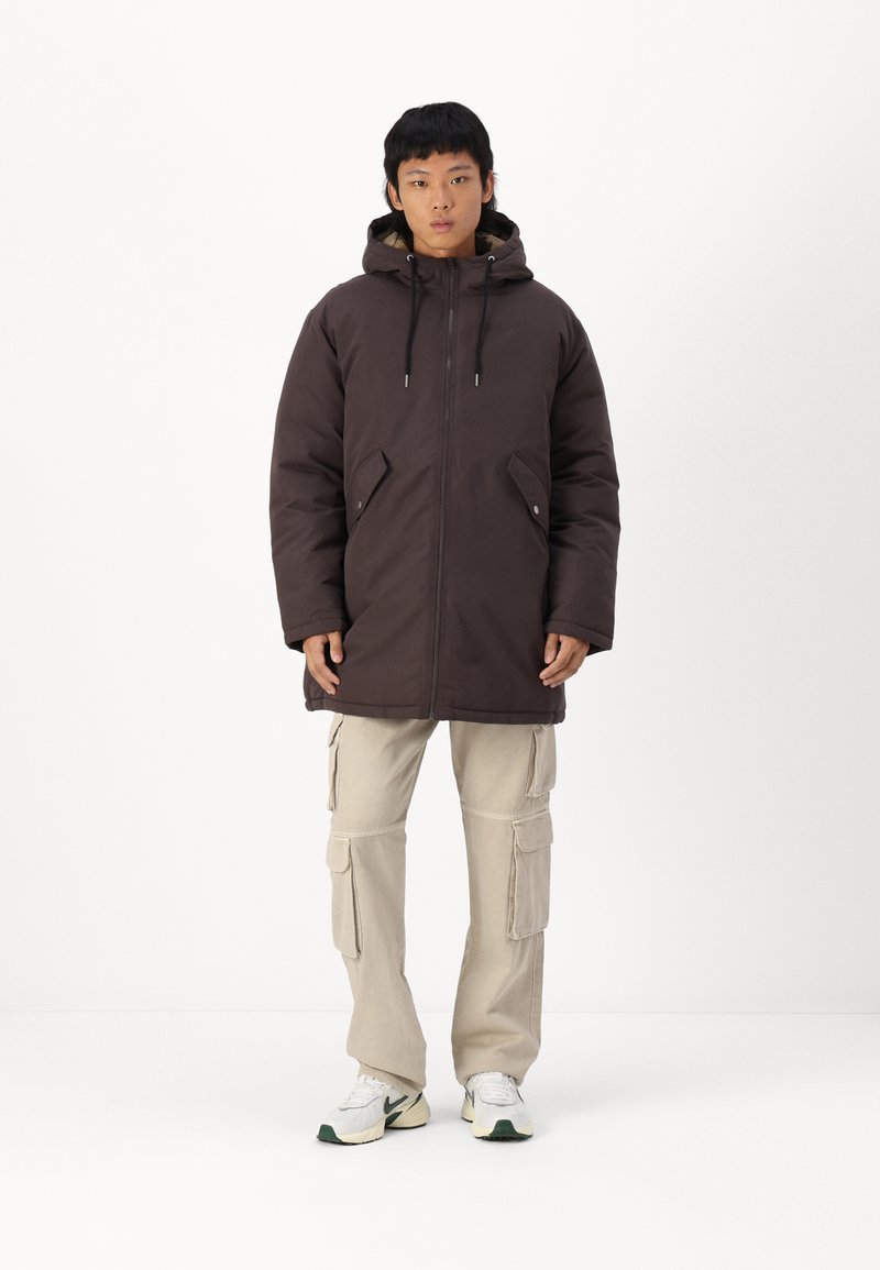 Jack & Jones JJLOOP JACKET - Winter coat - mulch/dark brown - Zalando.ie