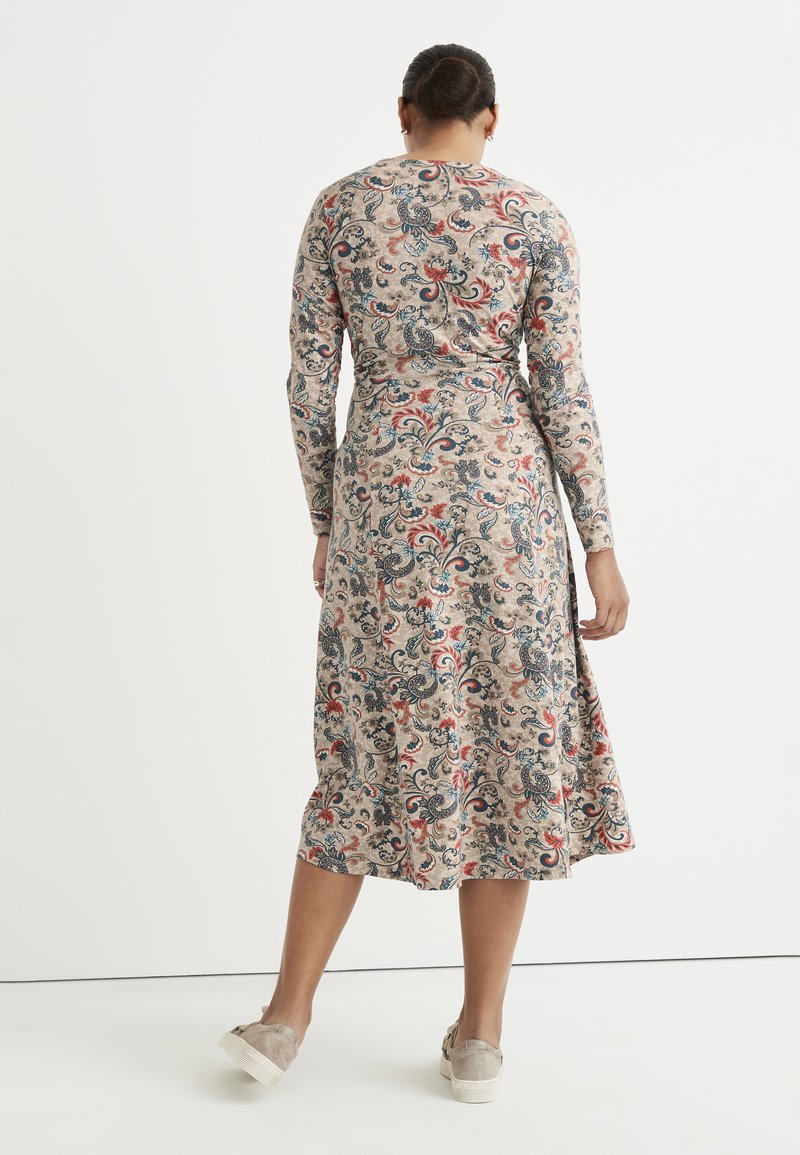 Cellbes of Sweden ELINA WRAP - Jersey dress - offwhite multi paisley ...