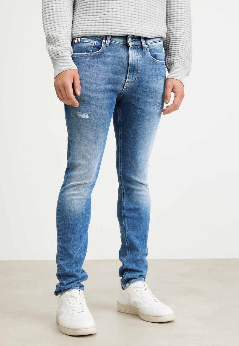 Calvin Klein Jeans Jeans Skinny Fit - denim medium/blue denim - Zalando.de