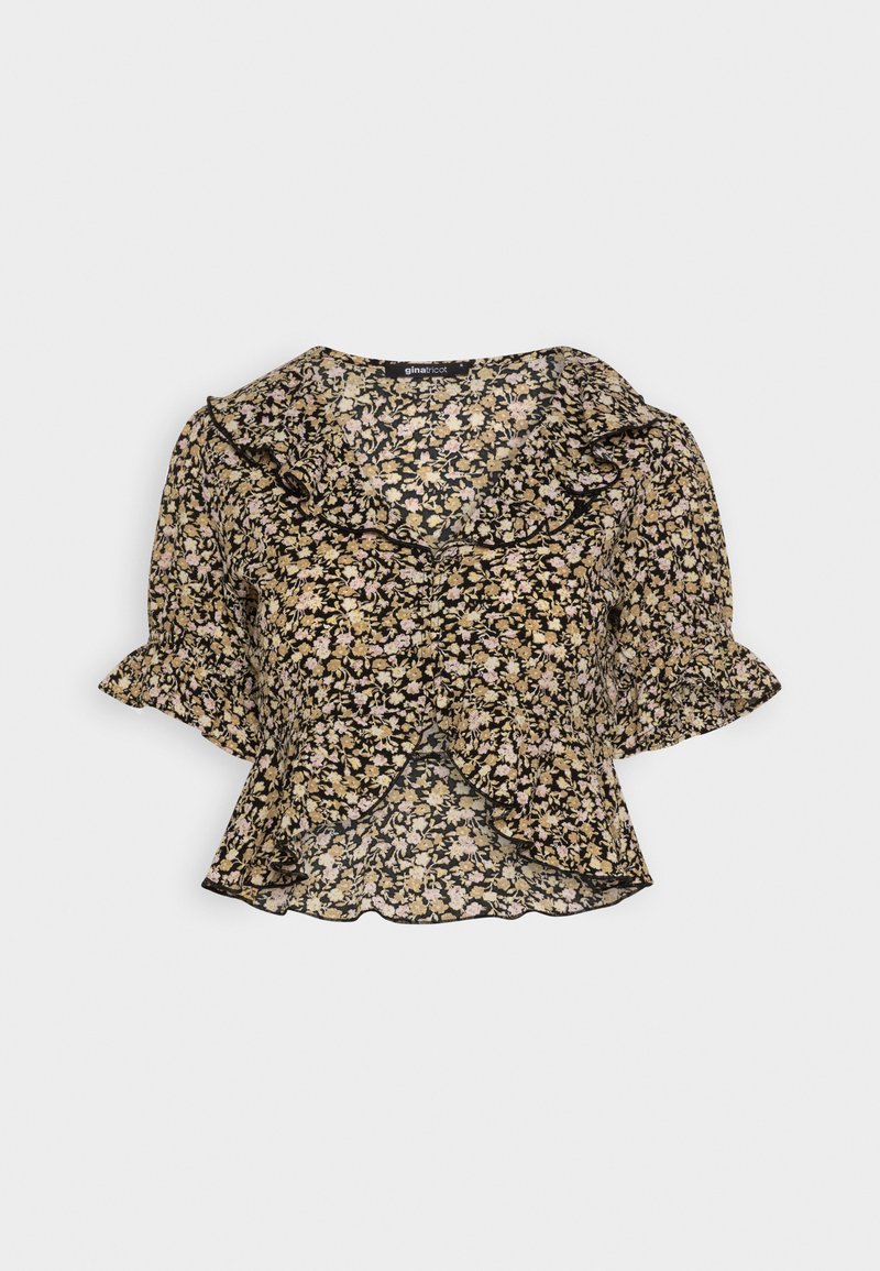 Gina Tricot ALBA - Blouse - black ditsy/black - Zalando