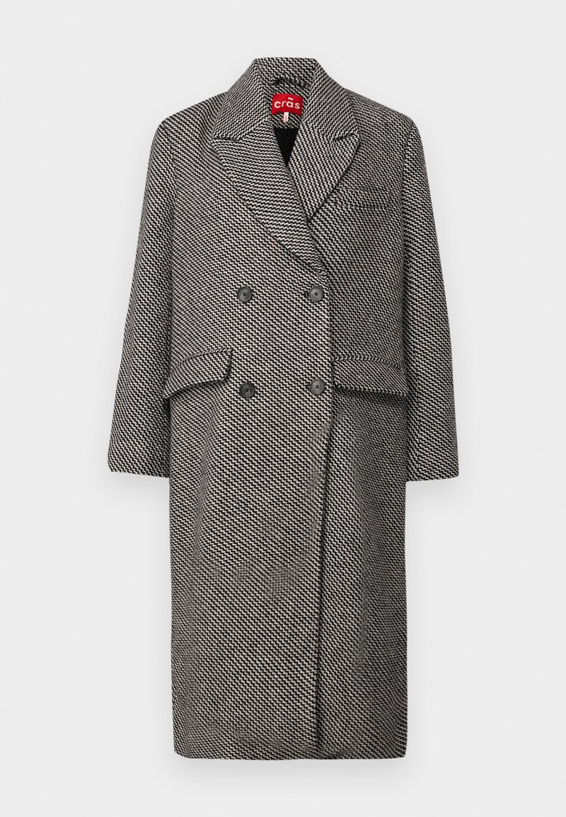 Cras SLOANE COAT - Classic coat - salt and pebber/taupe - Zalando.co.uk