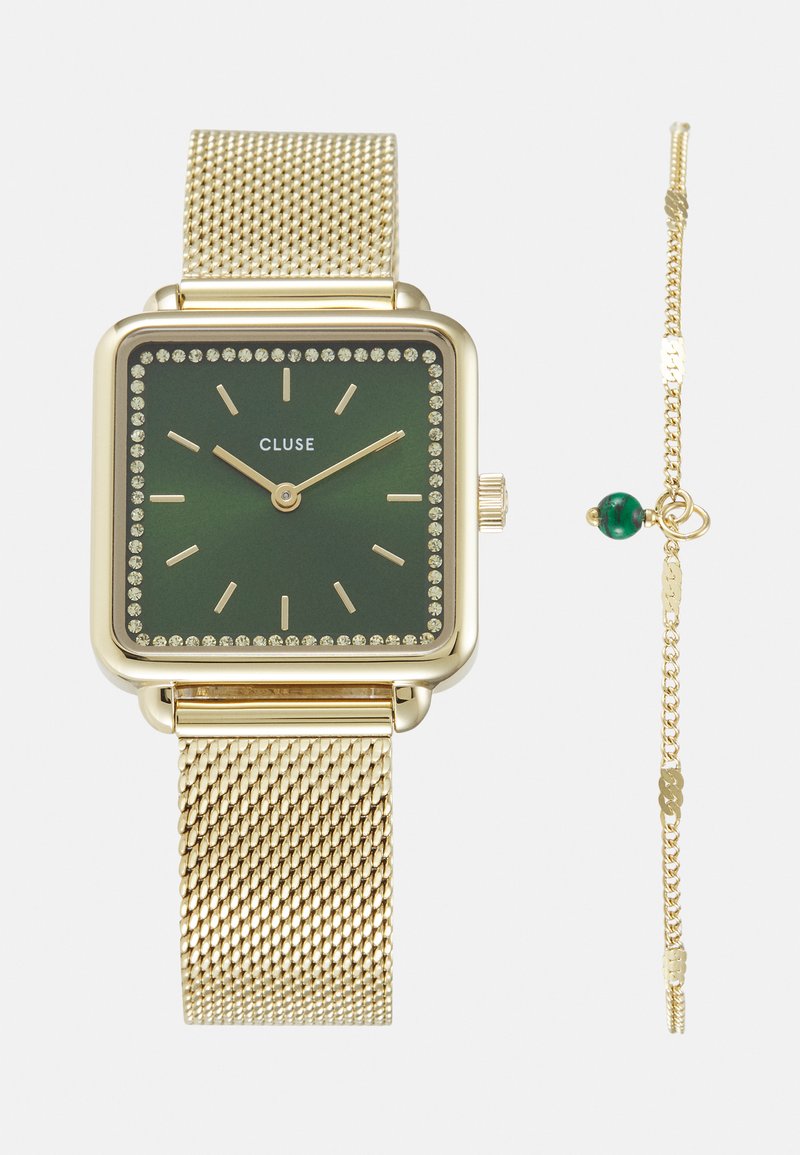 Cluse GIFTBOX LA TÉTRAGONE AND BRACELET SET - Watch - gold-coloured ...