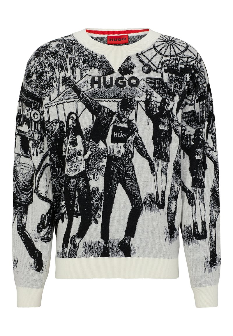 HUGO SETOILE - Jumper - natural/off-white - Zalando.co.uk