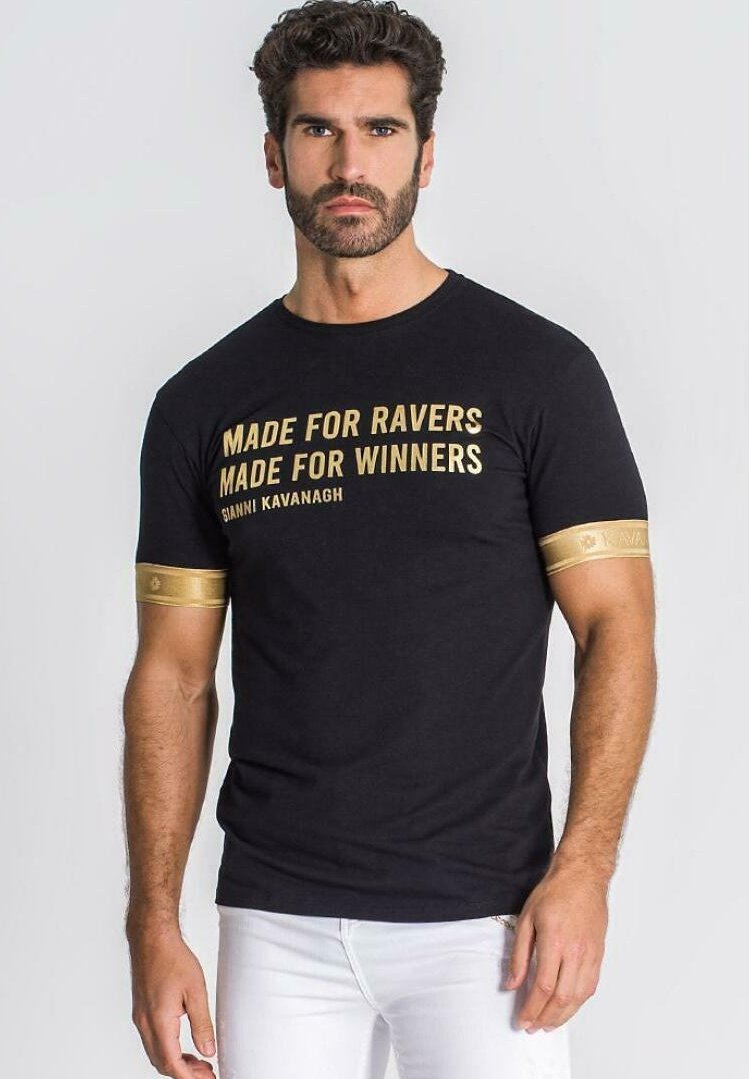 Gianni Kavanagh Print T-shirt - black - Zalando