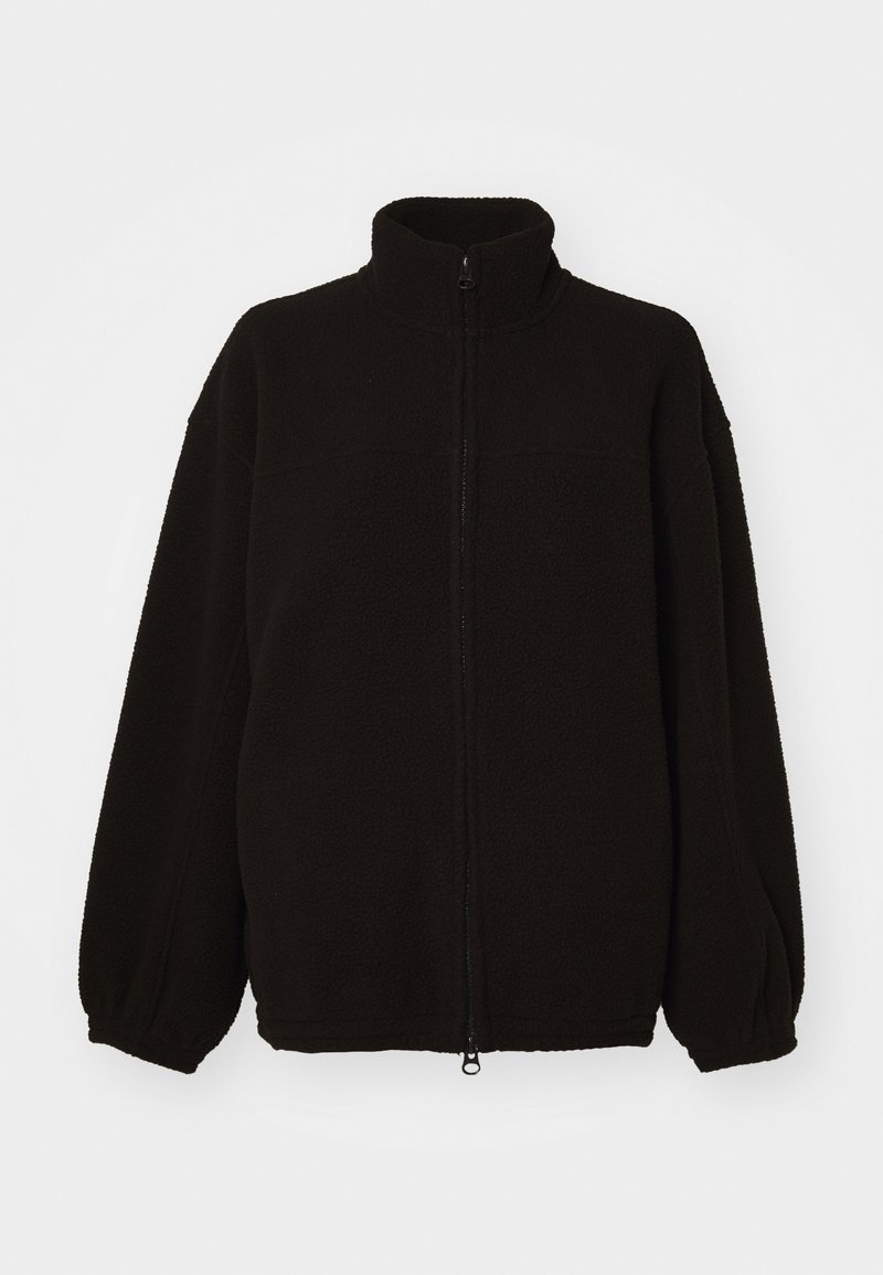 Weekday LEIA JACKET - Fleecejacka - brown dark/brun - Zalando.se