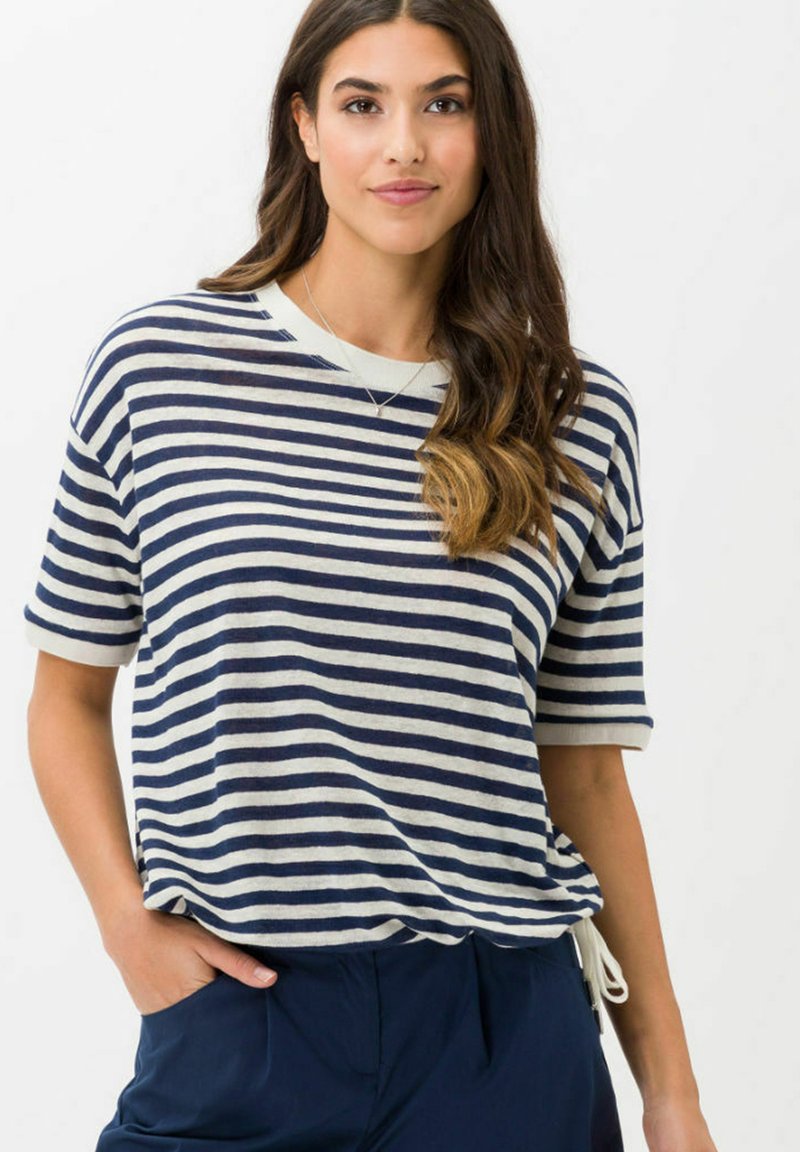 BRAX STYLE CANDICE - T-Shirt print - indigo/dunkelblau - Zalando.ch