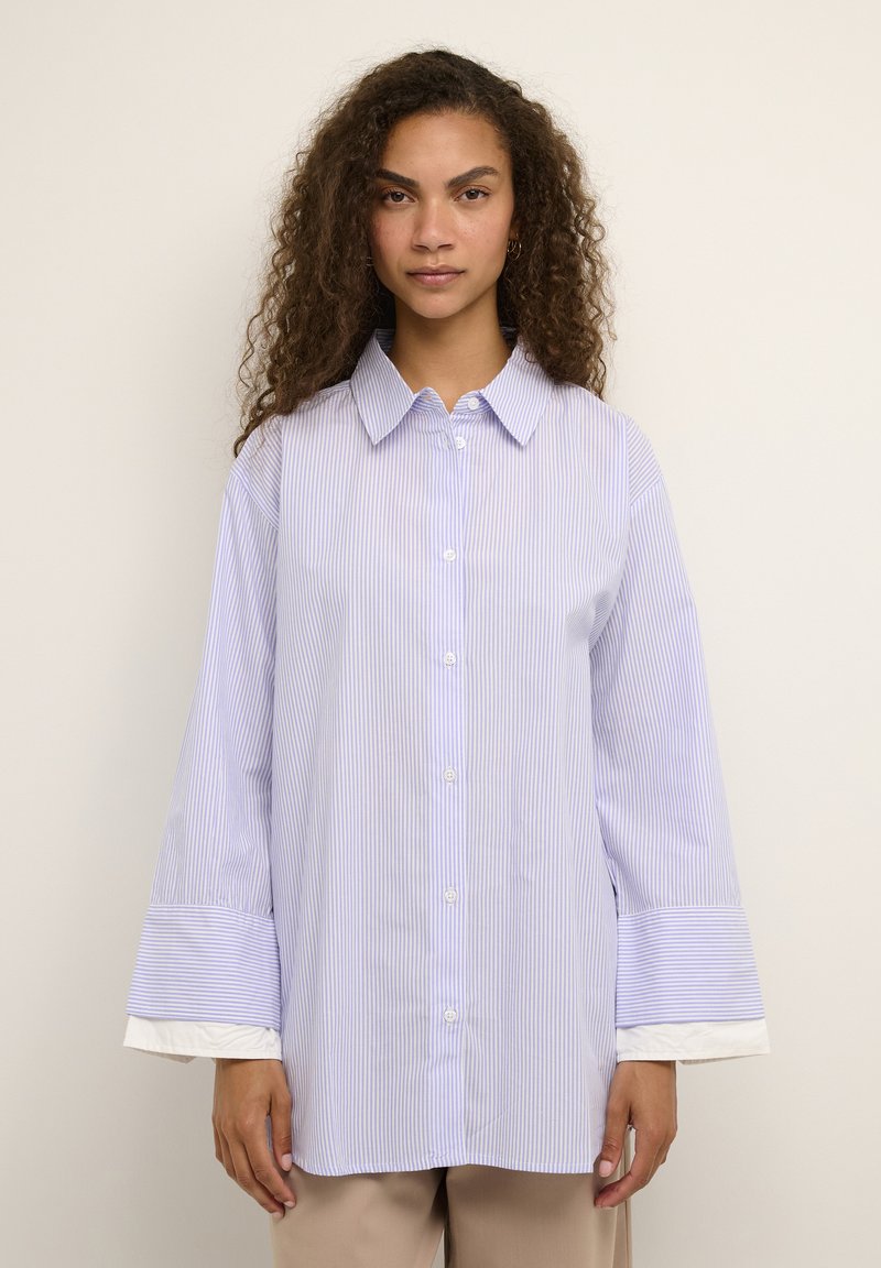 Karen by Simonsen HALLIKB - Overhemdblouse - persian violet/lichtblauw ...