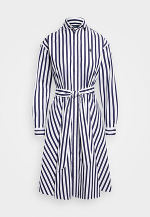 Polo Ralph Lauren SHORT SLEEVE DAY DRESS - Maxi-jurk - blue floral/blauw - Zalando.nl