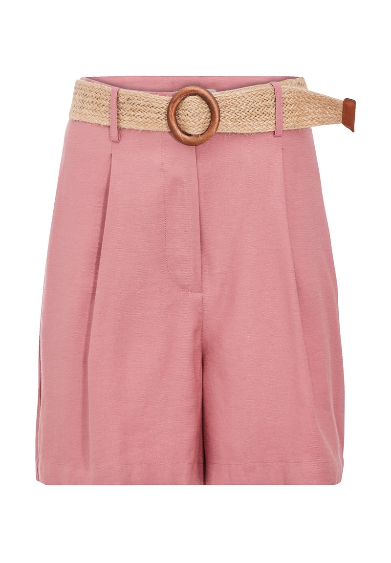 Cache Cache LOCKERE MIT GÜRTEL - Shorts - vieux rose/koralle - Zalando.de