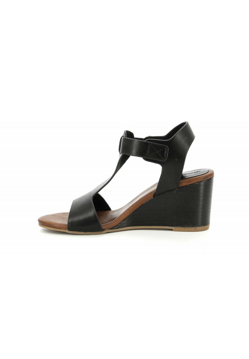 Kickers KICK VOLAGE - Wedge sandals - noir/black - Zalando