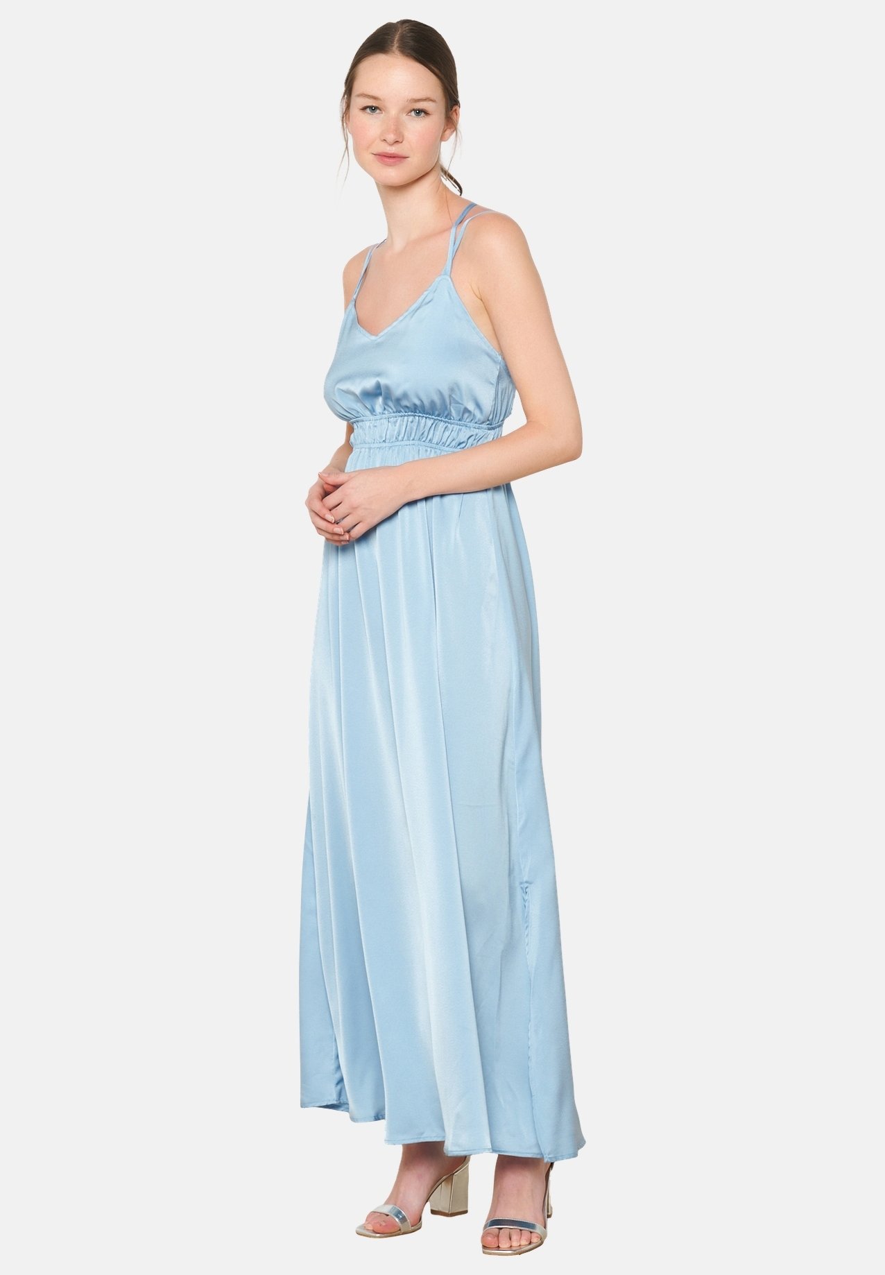 Vestido Azul Pastel