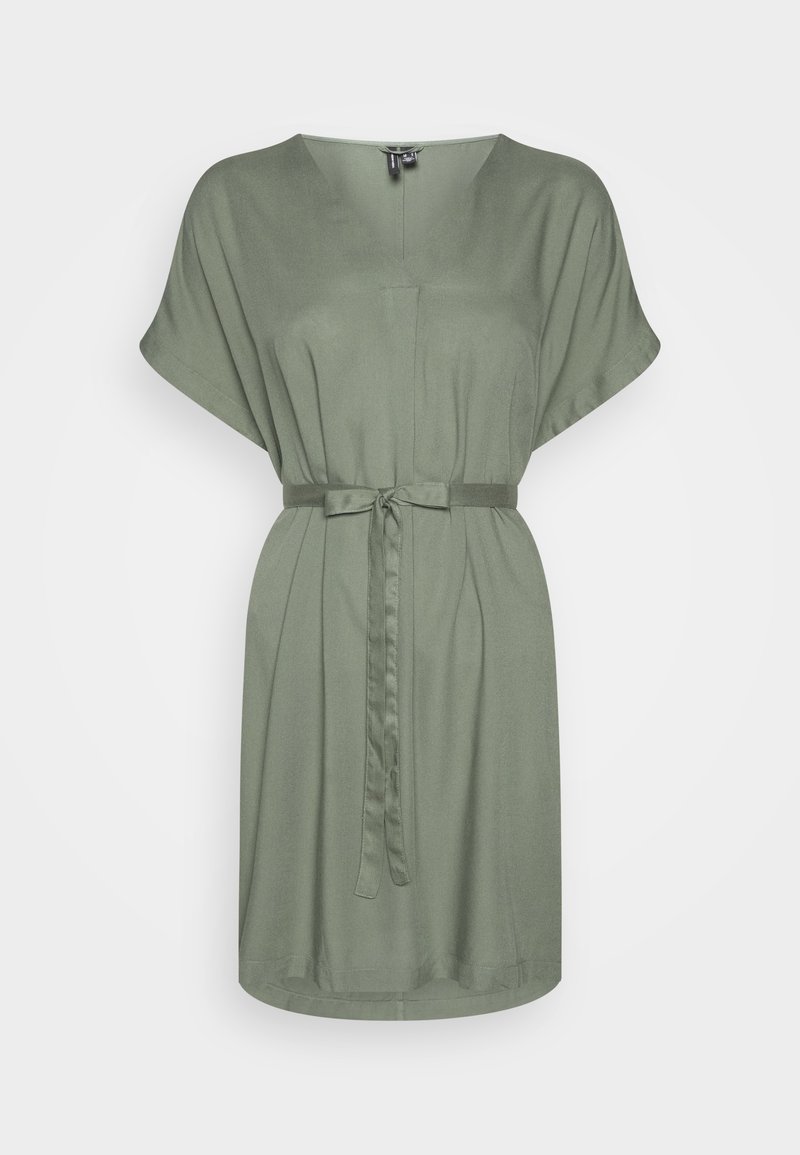 Vero Moda Tall VMBEAUTY TUNIC - Shirt dress - laurel wreath/green ...