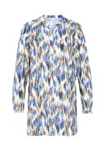 Cassis CASSIS LANGE IMPRESSIONISTISCHEM MUSTER - Camisa - bic blue/azul ...