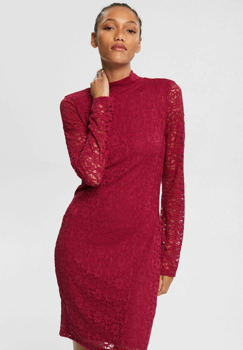 Edc By Esprit Cocktail Dress Party Dress Cherry Red Red Uk