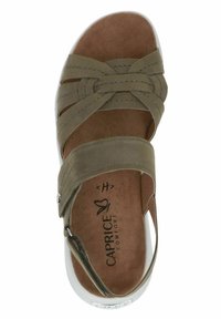 Caprice Sandalias - cactus nubuc/verde - Zalando.es