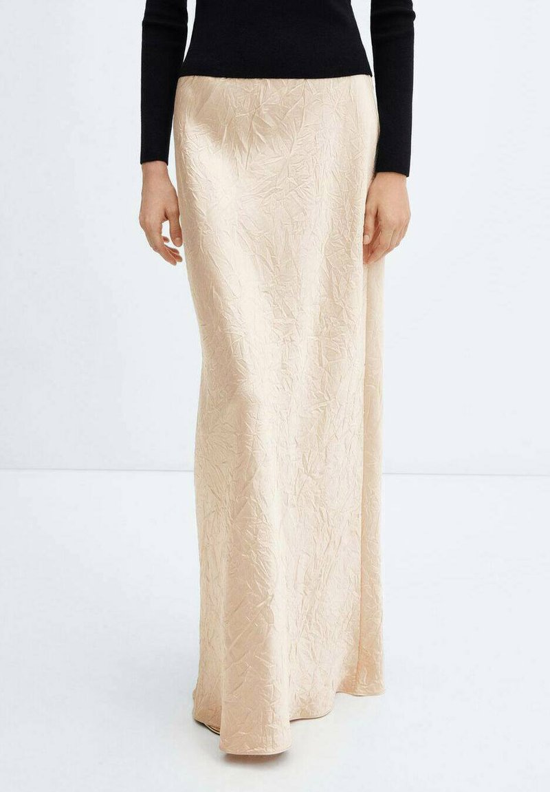 Mango CRINC - Falda larga - beige - Zalando.es