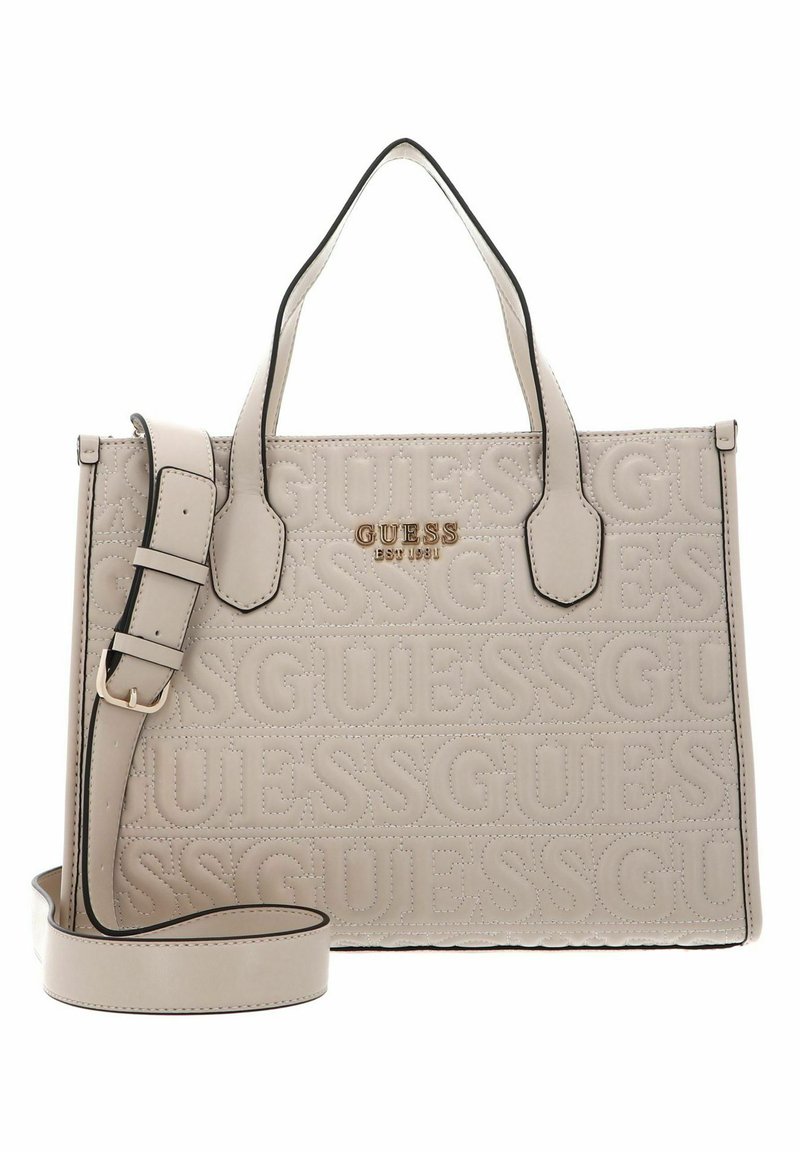 Guess SILVANA TWO COMPARTMENT - Handbag - stone/beige - Zalando.ie