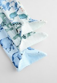 Next REGULAR FIT - TWO WAY ZIP 3 PACK - Sleep suit - blue safari/blue ...