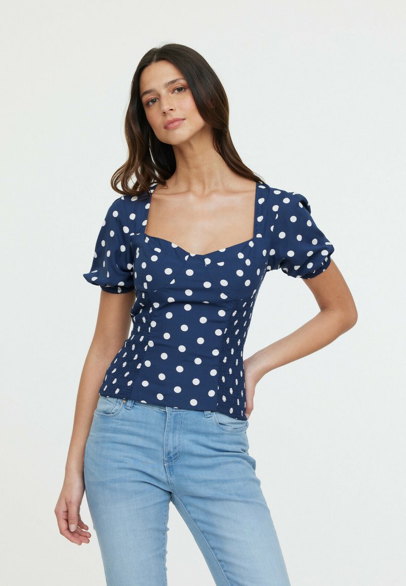 Lee Cooper MORANE M - Bluse - navy/dunkelblau - Zalando