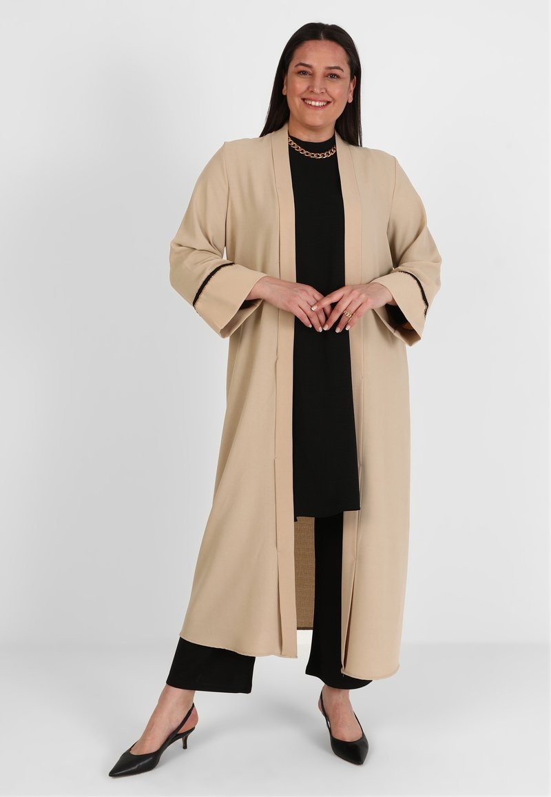 Modanisa UNLINED - PLUS SIZE - ALIA - Lichte jas - beige - Zalando.nl