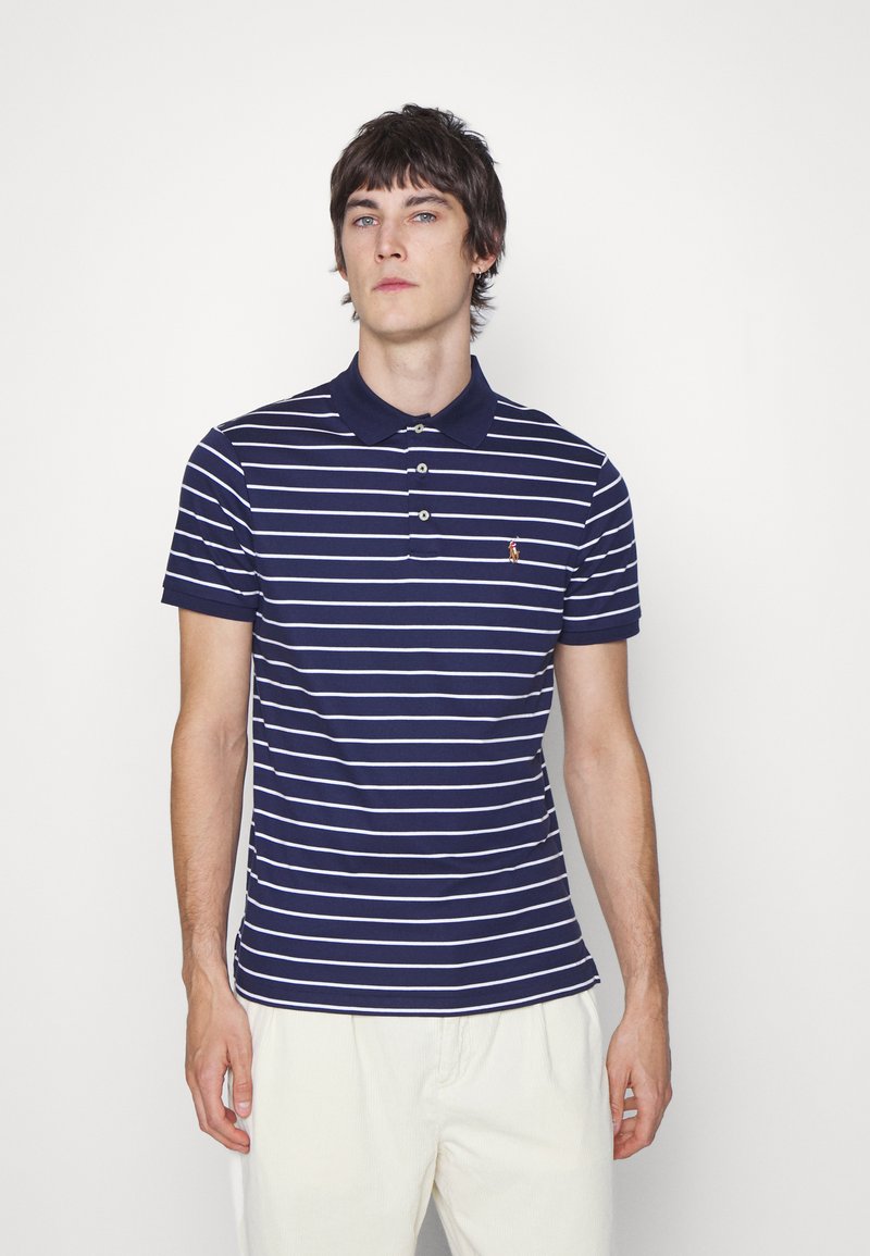 Polo Ralph Lauren SHORT SLEEVE - Polo shirt - french navy/white/dark blue - Zalando.ie