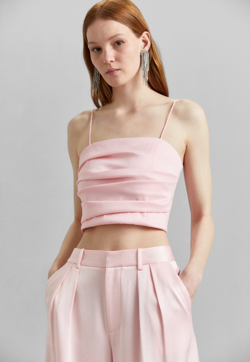 Alice + Olivia TITA DRAPED SPAGHETTI - Top - petal/pink - Zalando.co.uk