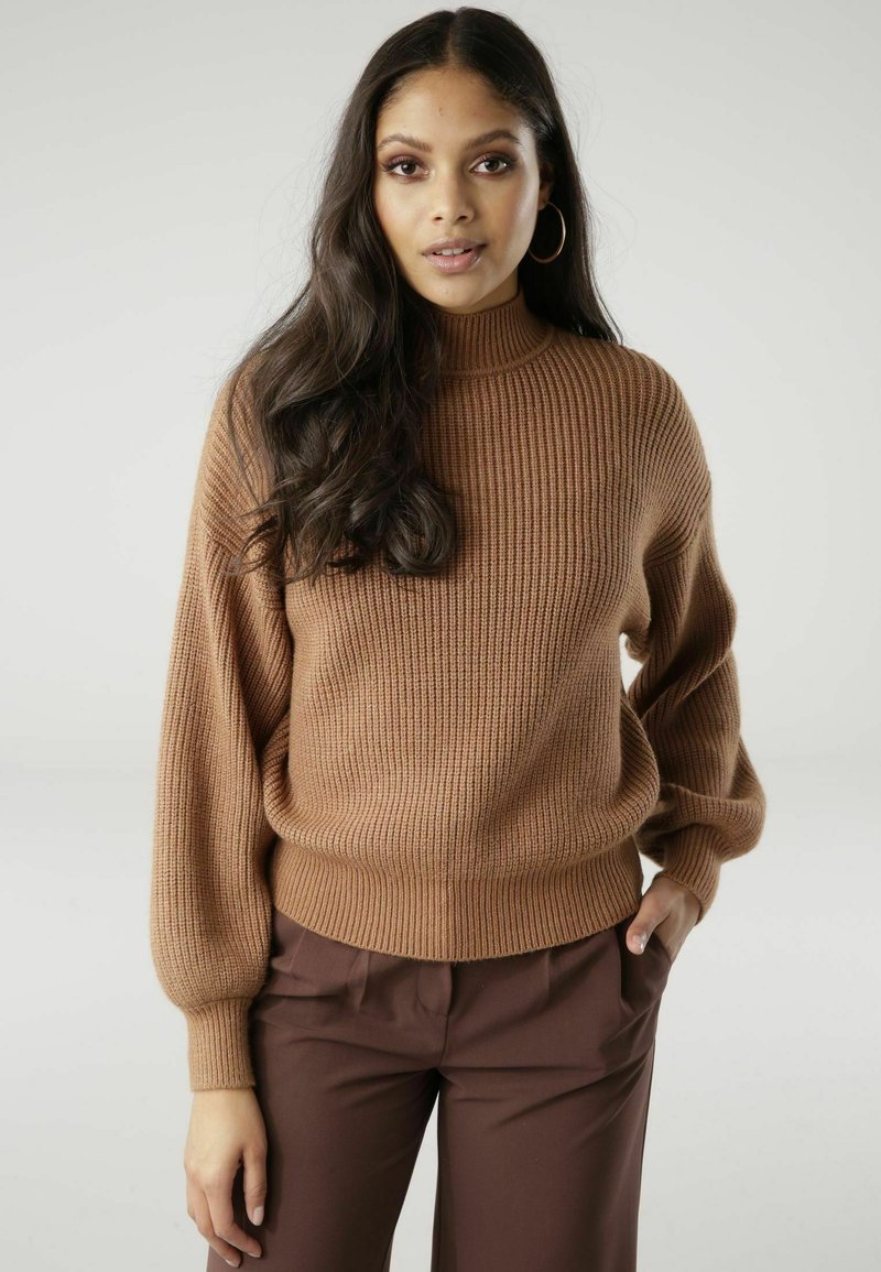 Tamaris Trui - camel melang/bruin - Zalando.be