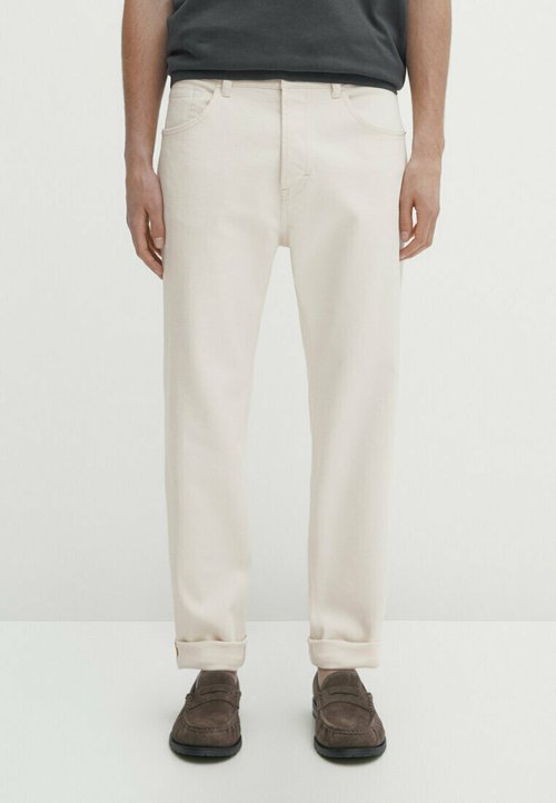 Solid SDFIDEL DYLAN - Jeans Straight Leg - oatmeal/beige-meliert ...