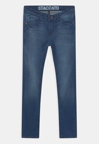Staccato Jeans Slim Fit - mid blue denim/blue denim - Zalando