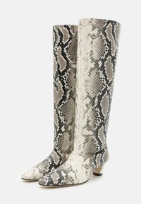 MSGM PYTHON HIGH BOOTS - Laarzen - milk/black/crème - Zalando.nl