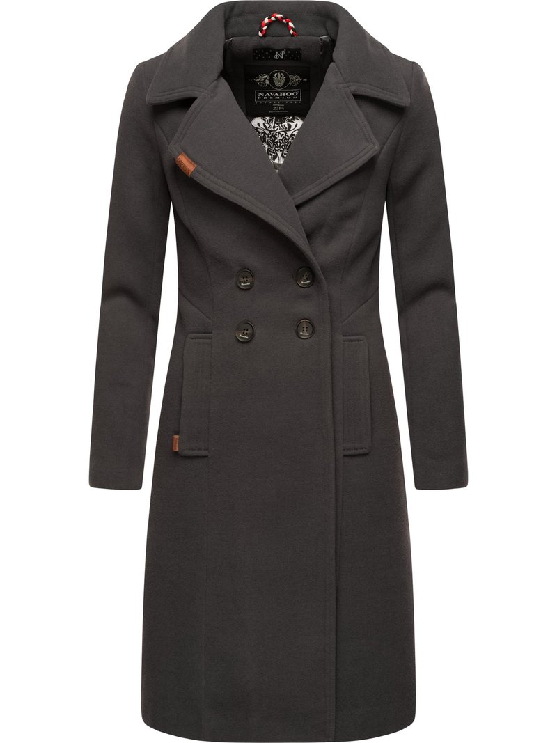 Navahoo Classic coat - anthracite/grey - Zalando.co.uk