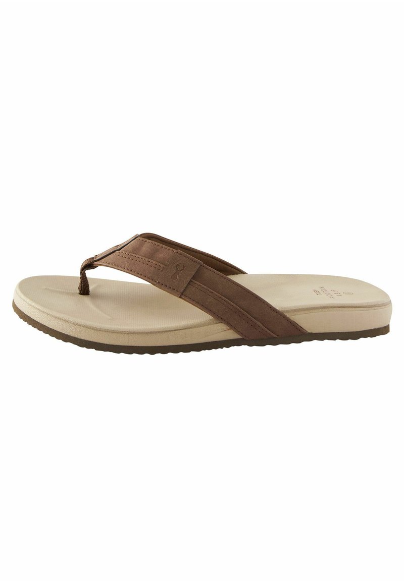 Next MOTIONFLEX FLIP FLOPS - Badsandaler - brown/brun - Zalando.se