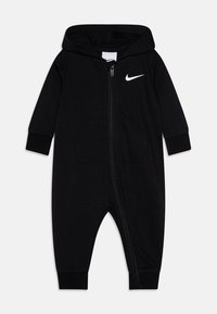 Nike Sportswear ESSENTIALS HOODED COVERALL UNISEX - Overal - black ...