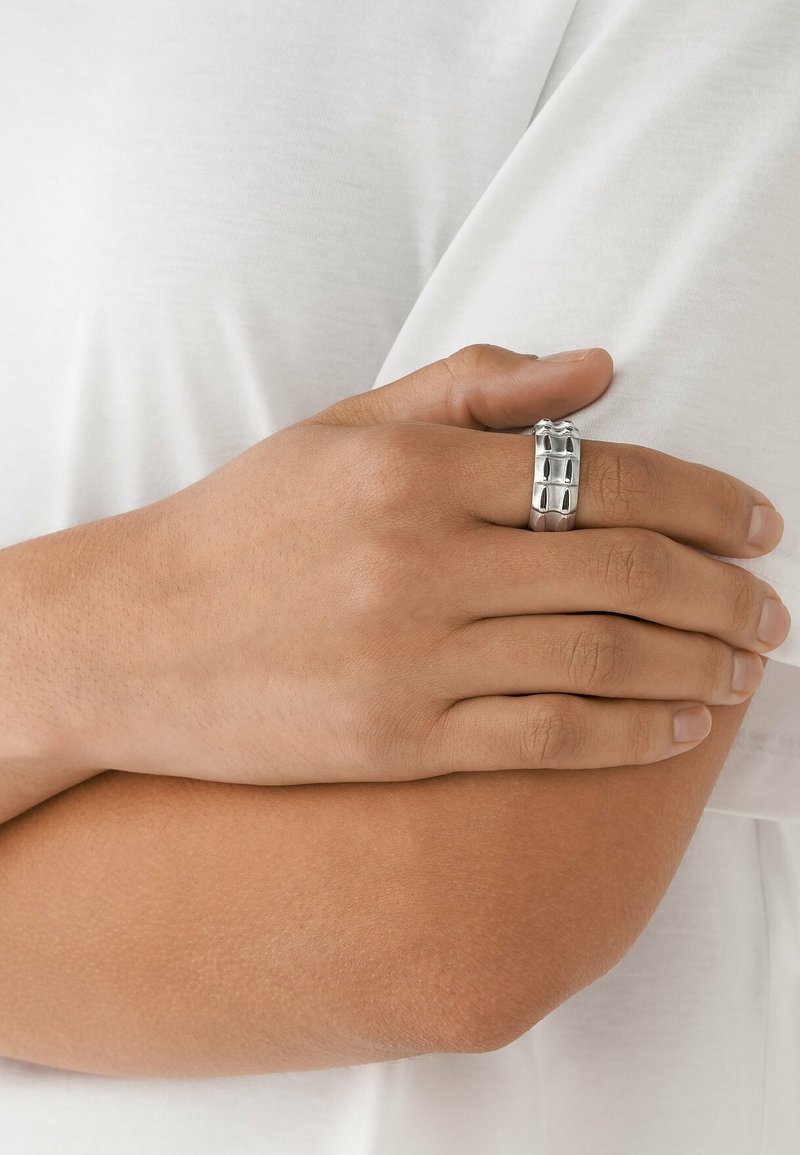 Diesel Ring - silver-coloured/silberfarben - Zalando.de