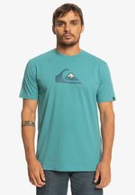 Quiksilver COMPLOGO BYJ0 - T-Shirt print - brittany blue/türkis-meliert ...