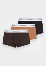 Calvin Klein Underwear TRUNK 3 PACK - Panties - black/woodland ...