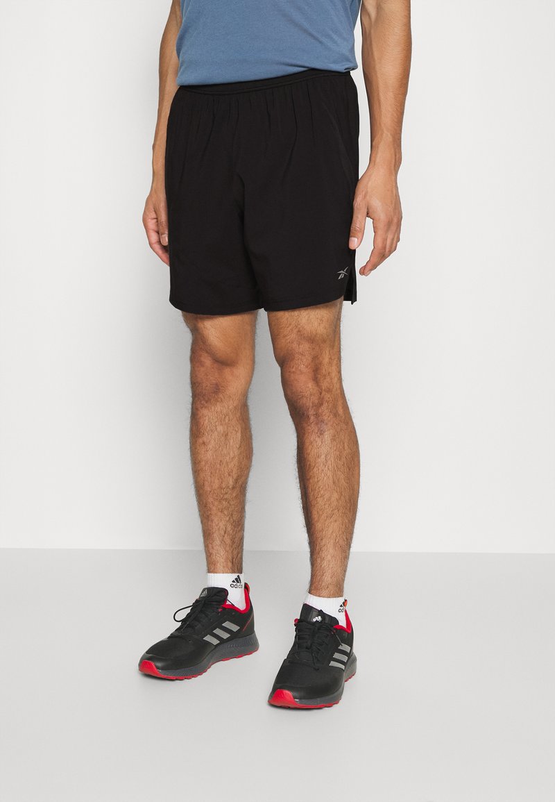 Reebok RUNNING SHORT - kurze Sporthose - black/schwarz - Zalando.at
