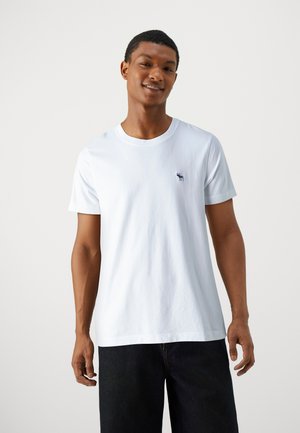Abercrombie & Fitch ICON V NECK TEE 3 PACK - T-Shirt basic - white/black/grey/weiß - Zalando.ch