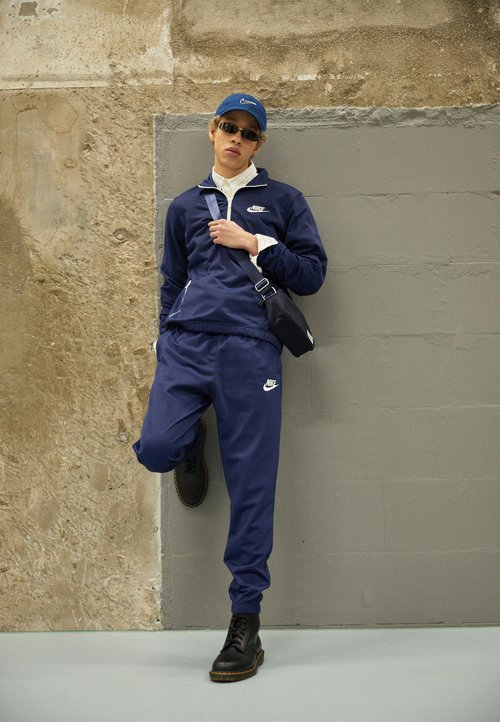 Champion NEW YORK YANKEES TRACKSUIT - Treningsdress - grey/dark blue ...