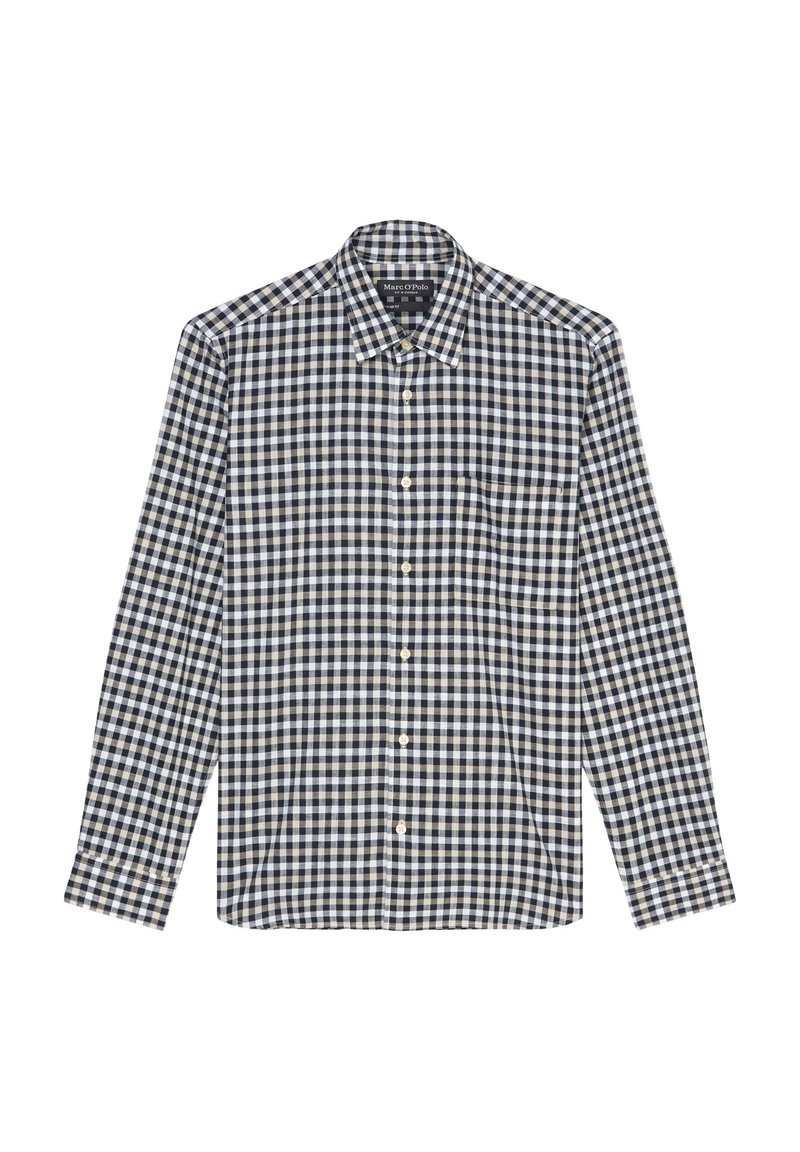 Marc O'Polo KENT COLLAR LONG SLEEVES ONE RECTANGULAR CHEST POCKET ROUND ...