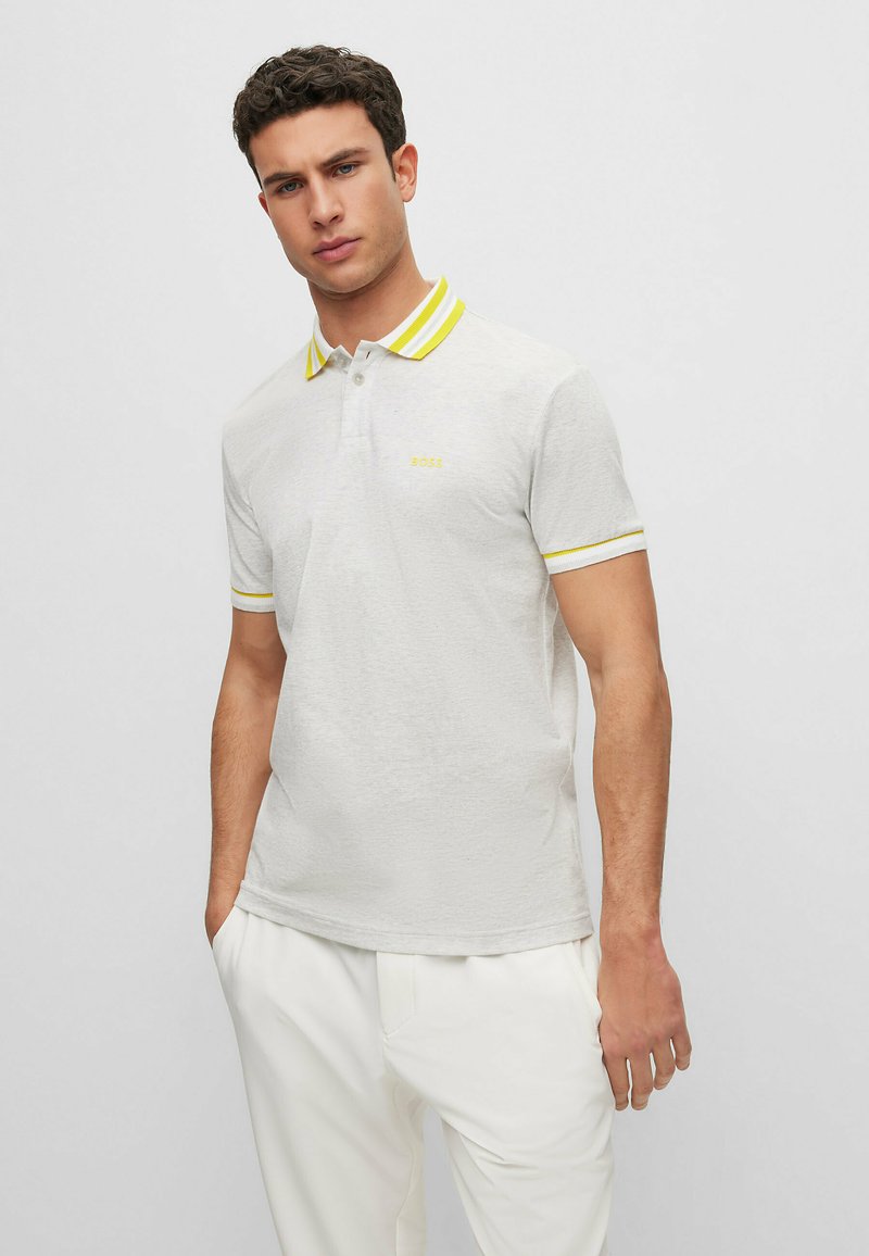 BOSS PADDY 2 - Polo shirt - light grey seven/light grey - Zalando