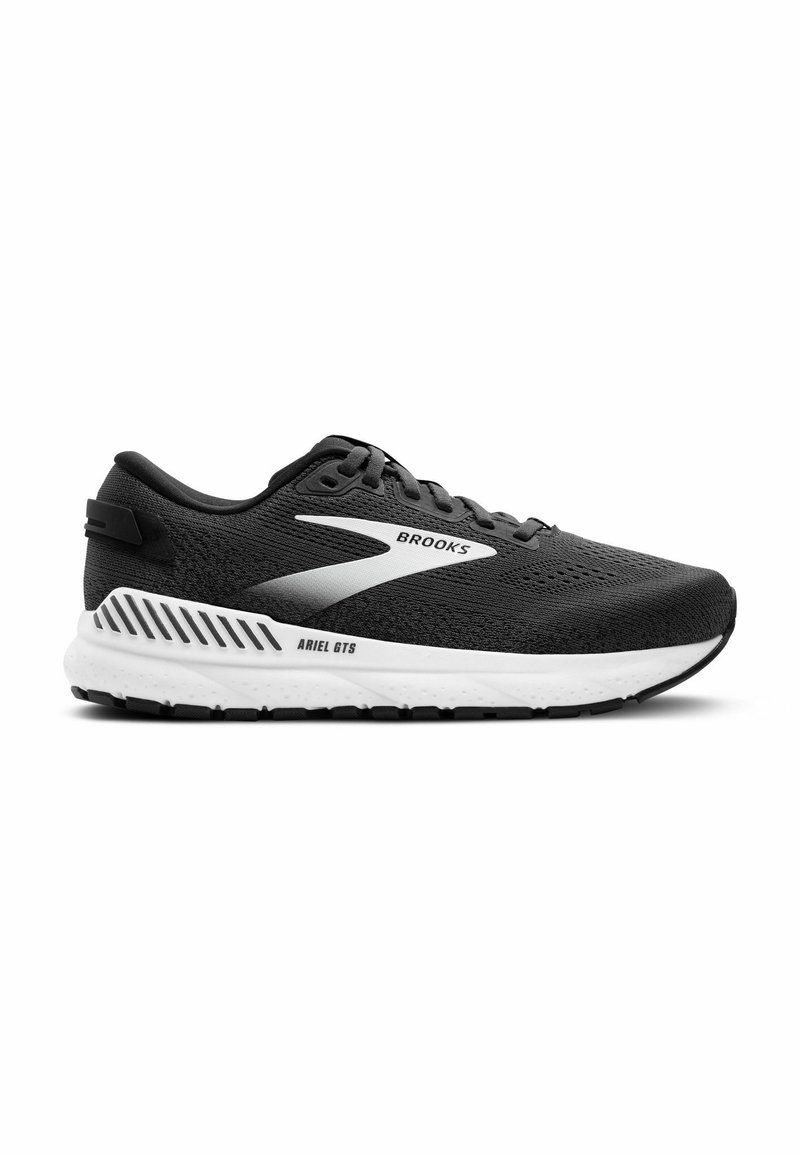 Brooks ARIEL GTS 24 - Maanteejooksu jalatsid - ebony black white/must ...