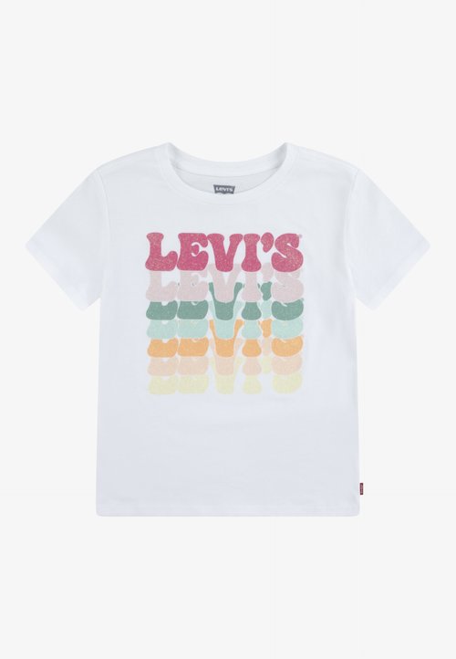Levi's® LIGHT BRIGHT MEET & GREET TOP - T-shirt print - white/wit ...