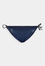 Tommy Jeans METALLIC CHEEKY SIDE TIE - Bikini bottoms - dark night navy ...