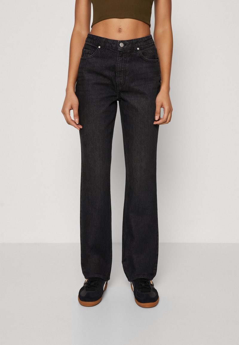 Envii ENBREE JEANS - Bootcut jeans - black worn/grey - Zalando.ie
