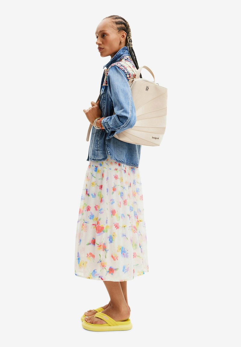 Desigual M MULTI-POSITION PATCHWORK - Sac à dos - white/blanc - ZALANDO.FR