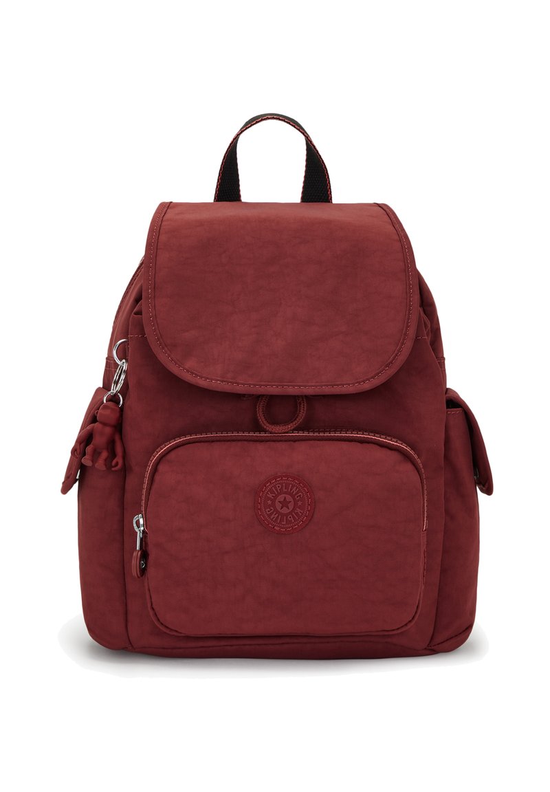 Kipling CITY PACK MINI - Ryggsäck - flaring rust/mörkröd - Zalando.se