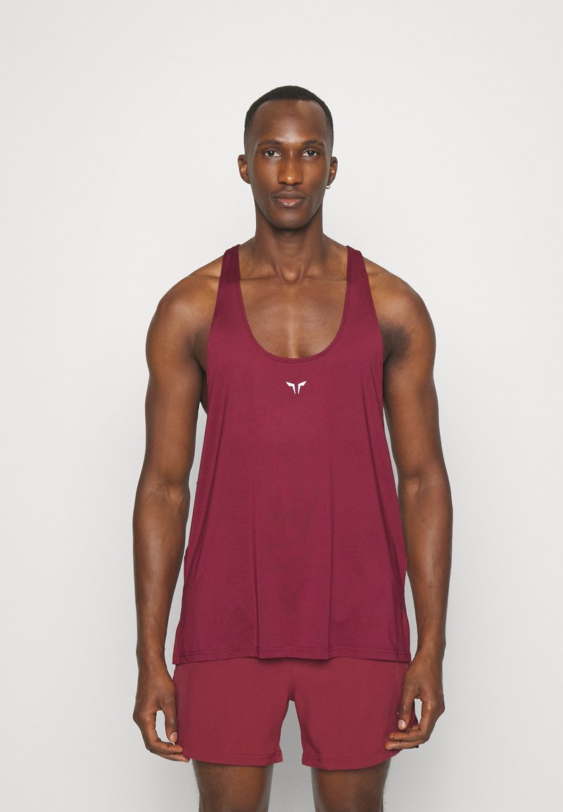 SQUATWOLF ESSENTIALS STRINGER - Top - burgundy/rot - Zalando.de