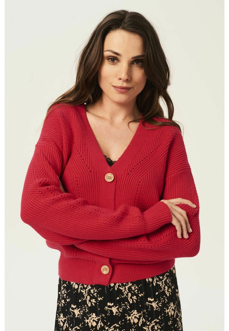 Garcia Chaqueta de punto - red lips/rojo - Zalando.es